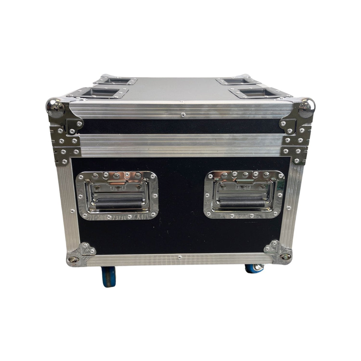 Artificial Set of 2 Silk Fire Flame Effect LED Light with Road Case (1 ...