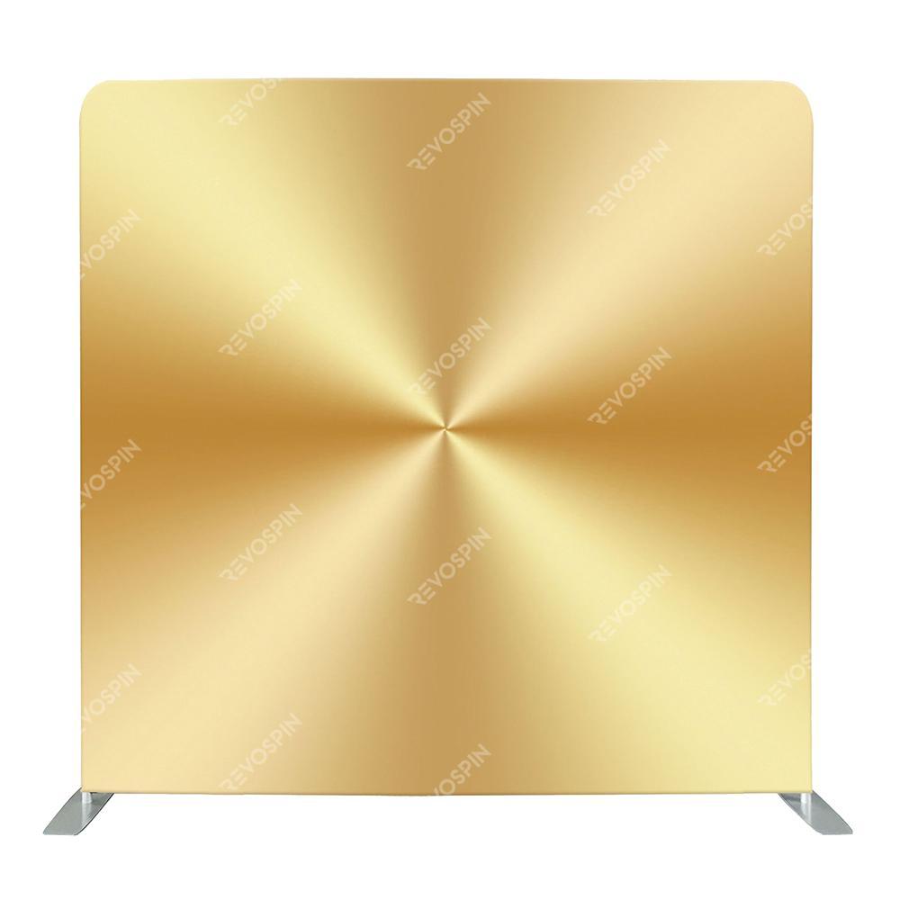 Metallic Gold Tension Backdrop – VS Booths 360