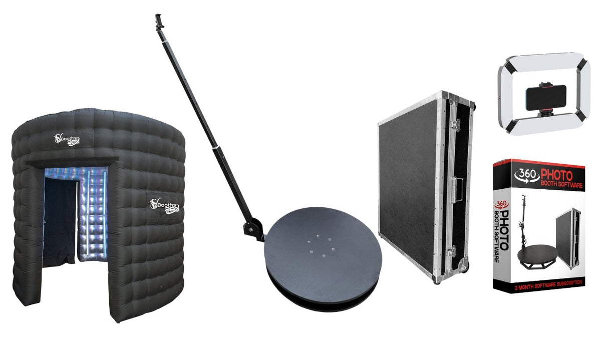 REVOSPIN RM-4 ROUND 360 PHOTO BOOTH ELITE PACKAGE (MANUAL SPIN) – VS ...